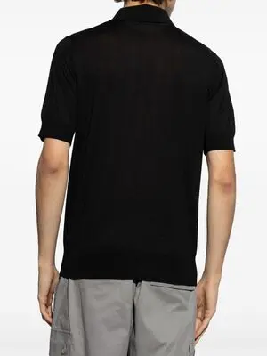 Dolce & Gabbana Embroidered-logo Polo Shirt - Black