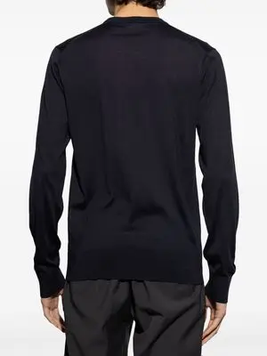 Dolce & Gabbana Logo-embroidered Sweater - Blue