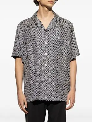 Dolce & Gabbana Geometric-pattern Shirt - Black