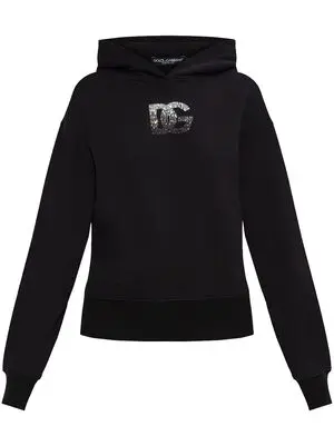 Dolce & Gabbana Logo Embellished Hoodie