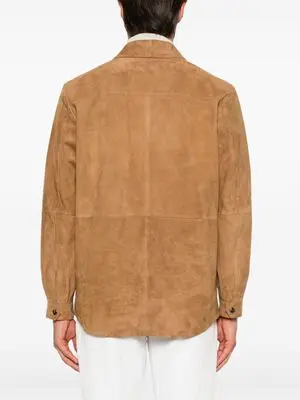 Canali Suede Shirt Jacket