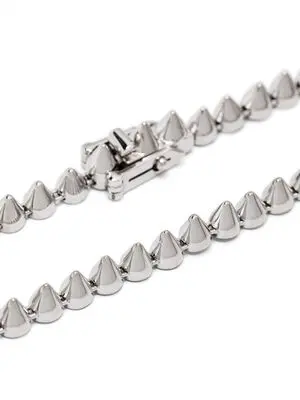 Eddie Borgo Cone Tennis Necklace - Silver
