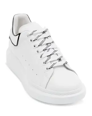 Alexander McQueen Lace Up Sneakers - White/black