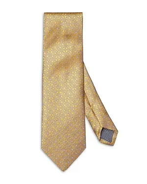 Eton Floral Silk Necktie - Yellow