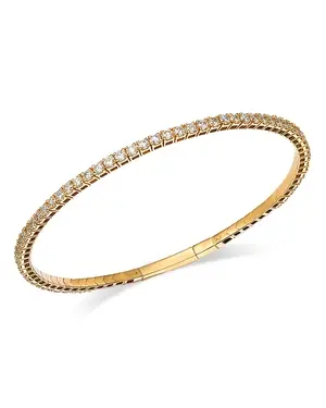 MOON & MEADOW Lumeniri 14k Yellow Lab Grown Diamond Bangle Bracelet - Gold