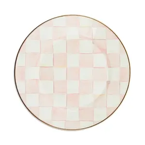 MACKENZIE-CHILDS Rosy Check Dinner Plate - No Color