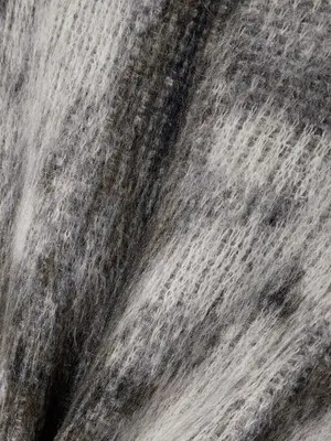 Attico Brushed Knitted Sweater - Gray