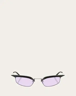 Prada B50s Rectangle Sunglasses - Violet