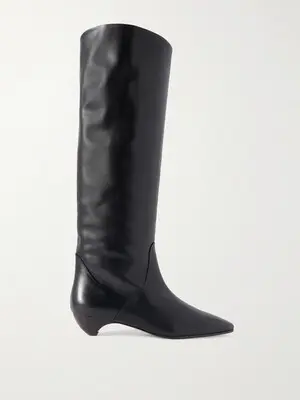 Le Monde Beryl Allegra Leather Knee Boots