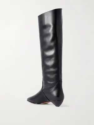 Le Monde Beryl Allegra Leather Knee Boots