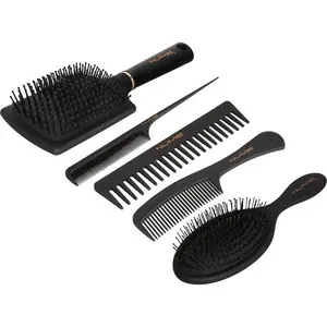 NUME Complete Brush & Comb Set - Black
