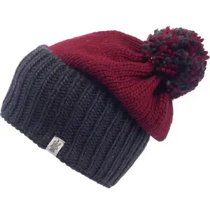 NIRVANNA DESIGNS Masha Pom Slouch - Burgundy