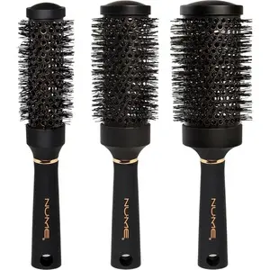 NUME Ionic Round Brush Set - Black