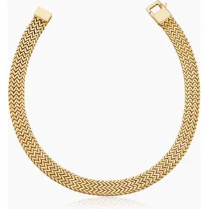 ORADINA 14k Gold Chevron Link Bracelet - Yellow Gold
