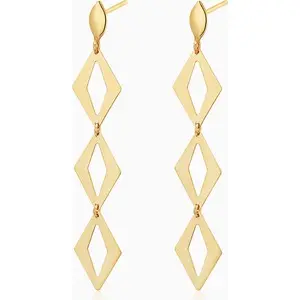 ORADINA 14k Gold Cascade Drop Earrings