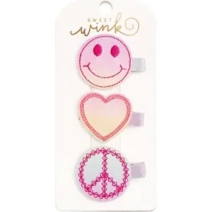 SWEET WINK Tie Dye Hair Clip Set