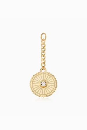 ORADINA 14k Gold Stellar Charm - Yellow Gold