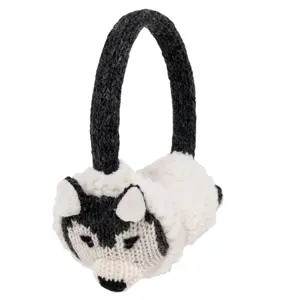 NIRVANNA DESIGNS Wolf Earmuffs - White