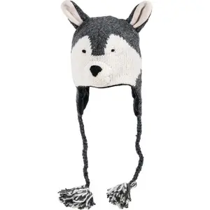 NIRVANNA DESIGNS Wolf Hat - Grey