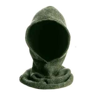 NIRVANNA DESIGNS Wool Roll Hood - Olive
