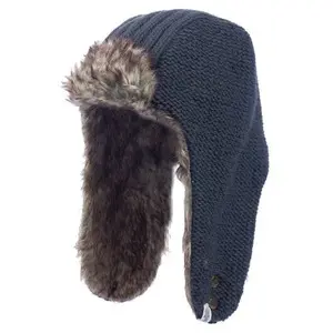 NIRVANNA DESIGNS Wool Trapper Hat - Charcoal