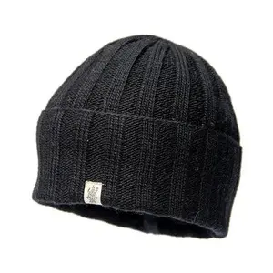 NIRVANNA DESIGNS Ribbed Beanie - Black