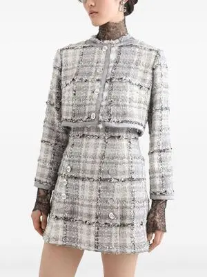 Dolce & Gabbana Tweed Jacket - Grey