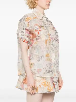 Zimmermann Rolled-sleeve Shirt