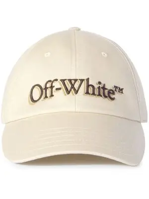 Off-White Shadow Bookish Baseball Cap - Neutrals