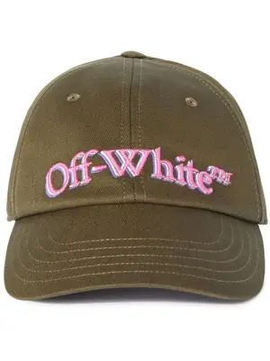 Off-White Bookish Baseball Cap - Green