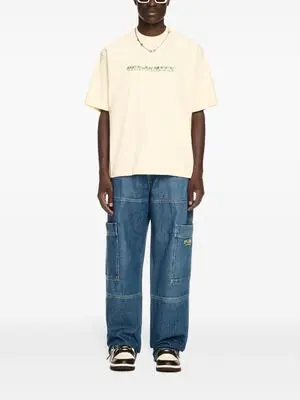 Off-White Irregular Cargo Jeans - Blue