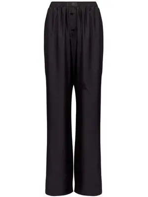 MAISON MARGIELA Silk Palazzo Trousers