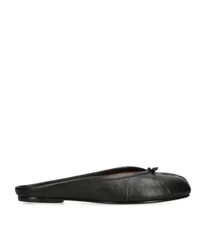 MAISON MARGIELA Leather Tabi Ballerina Mules
