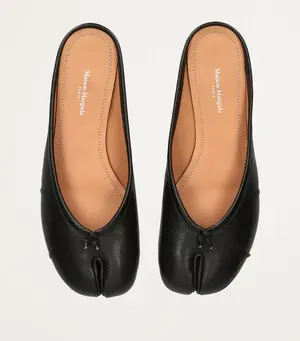 MAISON MARGIELA Leather Tabi Ballerina Mules