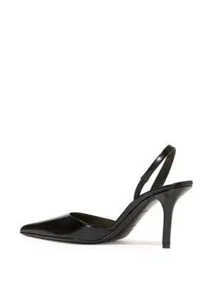 Proenza Schouler Slash Slingback Pumps - Black