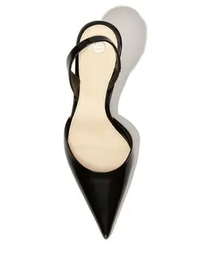 Proenza Schouler Slash Slingback Pumps - Black
