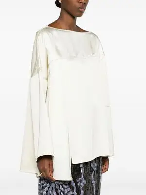 JIL SANDER Seam-detail Crepe Blouse