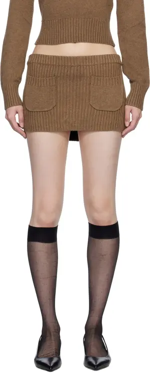Frankies Bikinis Ashton Knit Mini Skort