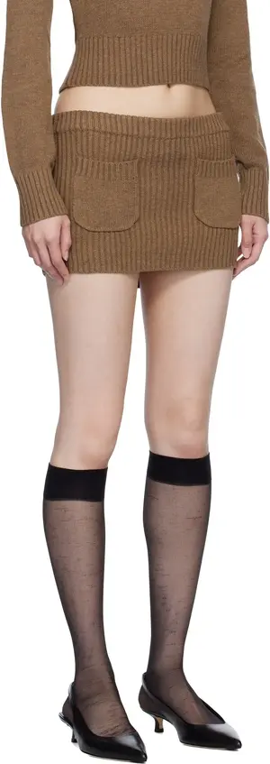 Frankies Bikinis Ashton Knit Mini Skort
