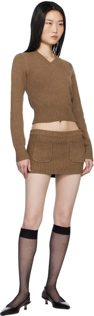 Frankies Bikinis Ashton Knit Mini Skort