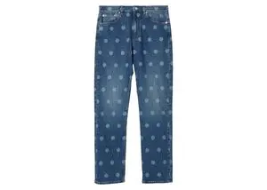 Burberry Straight Fit Polka Dot Jeans