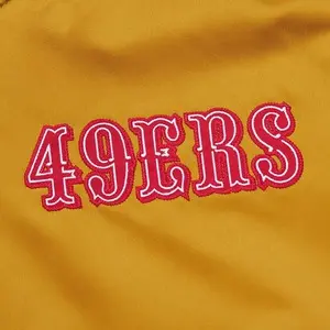 Mitchell & Ness San Francisco 49ers Heavyweight Full-zip Satin Jacket