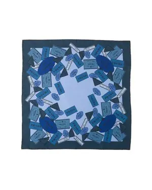 Prada Printed Twill Scarf 55