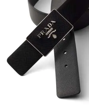 Prada Metal Belt Buckle - Black