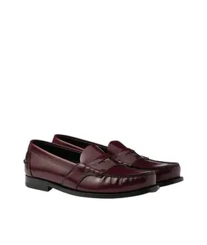 Prada Brushed Leather Loafers