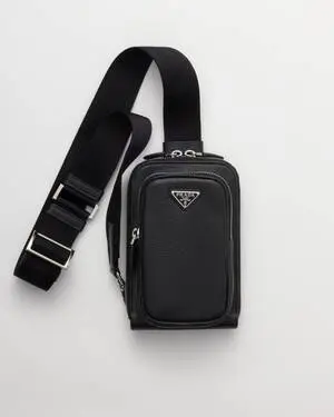 Prada Leather Smartphone Case - Black