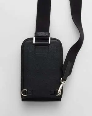 Prada Leather Smartphone Case - Black
