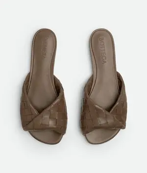Bottega Veneta Blink Flat Mule - Pinecone