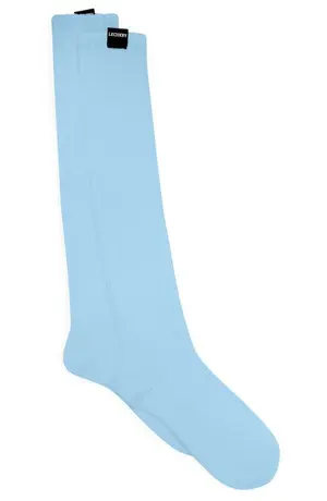 LECHERY® Gender Inclusive Scrunch Crew Socks - Powder Blue