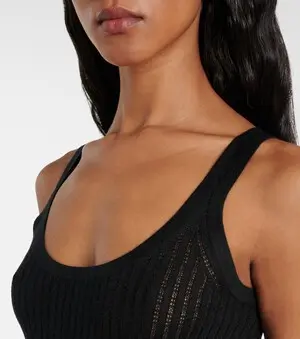 Gabriela Hearst Nevin Cashmere And Silk Tank Top - Black